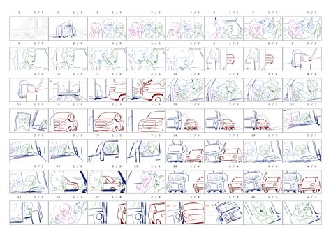 Artstation Storyboard Chase Sequence Animatic
