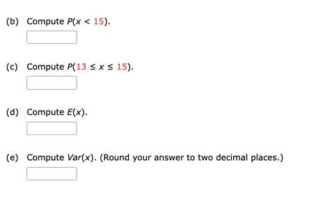 Solved The Random Variable X Is Known To Be Uniformly
