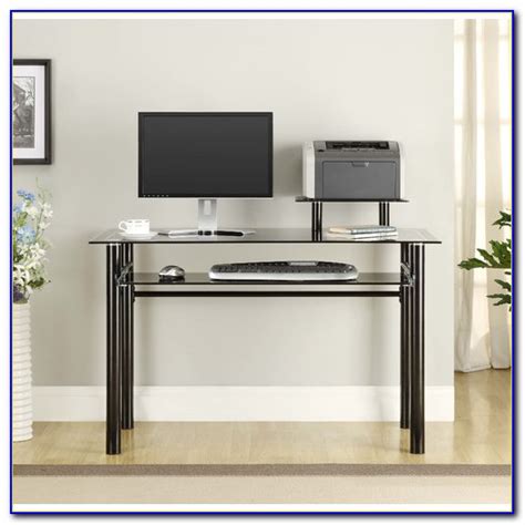 Innovex Saturn Clear Glass Pc Computer Desk Desk Home Design Ideas Kvnd5abd5w82159