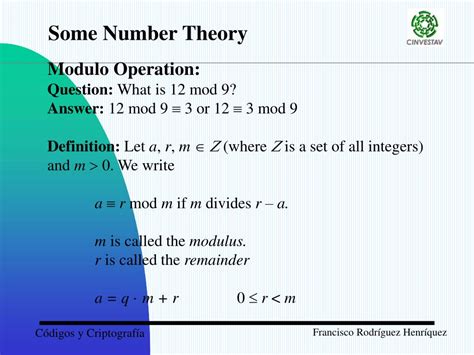 Ppt Some Number Theory Powerpoint Presentation Free Download Id 3716128