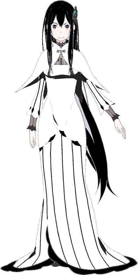 Echidna Re Zero Inverted Colors Render By Herrdesteufelschloss On