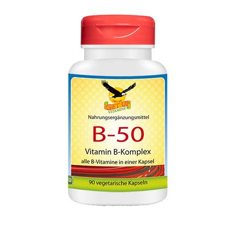 Vitamin B-50 Komplex 50mg 90 veg. Kapseln