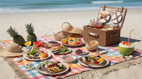 Pique Nique Végétal Astuces Pour Une Plage Parfaite 🌊🥗