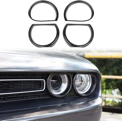 Buy Jecar Front Headlight Bezel Cover Trim For 2015 2020 Dodge