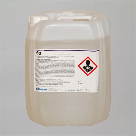 Böttcherin 60 средство для ручной и автоматической смывки офсетных резин и валиков 20л