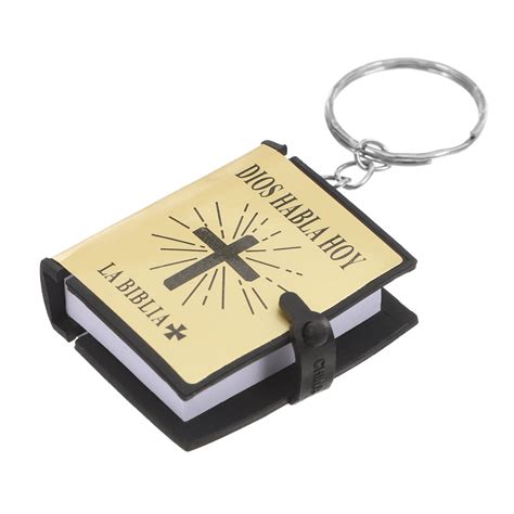 12pcs Bible Keychain Mini Bibles Miniature Real Bible Key Chains Mini