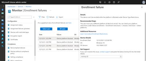 View Enrollment Reports Microsoft Intune Microsoft Learn