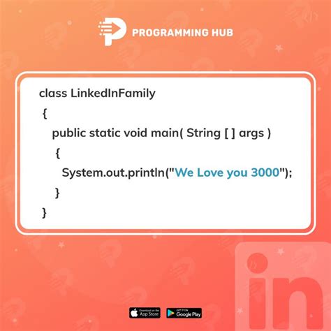 programming hub on linkedin linkedin connections ironman iloveyou3000