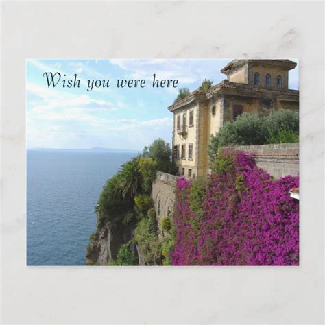 Wish You Were Here Postcard Zazzle
