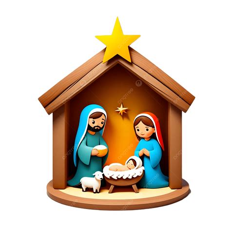 Diseño Navideño De Natividad 3d Png Dibujos Natividad Navidad