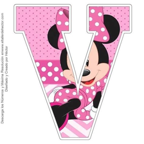 Letras De Minnie Mouse Minnie Mouse Party Minnie Birthday Minnie