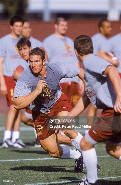 Usc Brandon Hancock In Action Running Pass Drill During Spring News