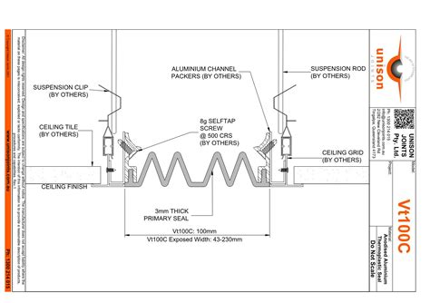 Ceiling Expansion Joint Cover