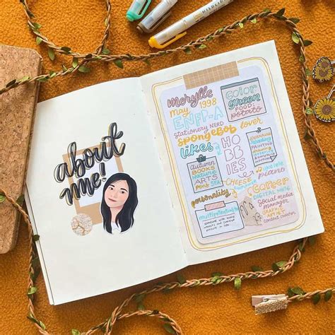 15 About Me Bullet Journal Page Ideas Masha Plans