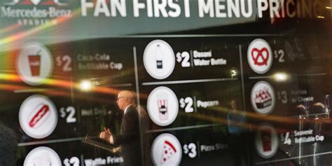 Atlanta Falcons Food Menu Bucks Trend To Offer Cheaper Eats Wabe