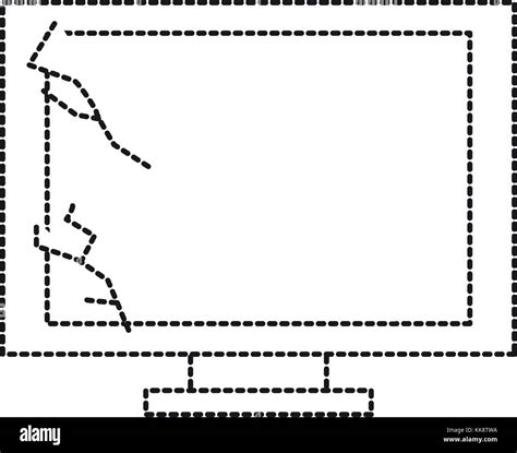 Computer Monitor Icon Stock Vector Image Art Alamy