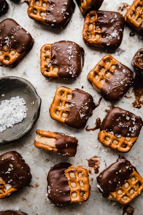 Peanut Butter Pretzel Bites Salt And Baker