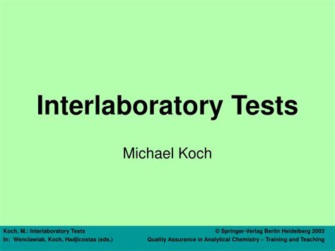 Ppt Interlaboratory Tests Powerpoint Presentation Free Download Id 6030104