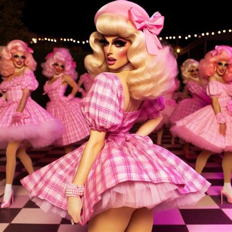 Pink Plaid Barbie Sissy By The Frilly Salon On Deviantart