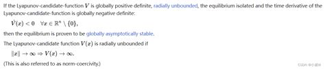 lyapunov function 李雅普诺夫函数 lyapunov函数 csdn博客