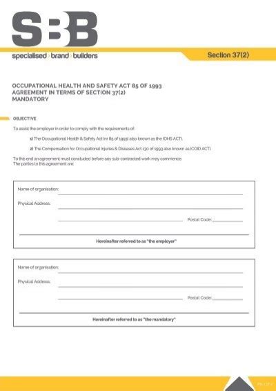 Sbb Section 37 2 Contract Agreement