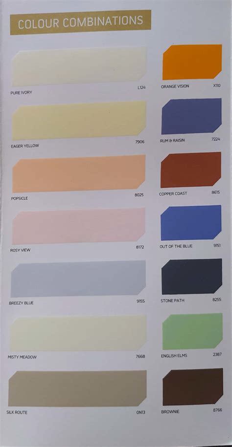 Apex Colour Combination Chart At Spencer Burley Blog
