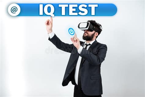 Writing Displaying Text Iq Test Word For Attempt To Measure Your