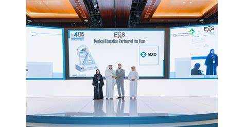 Msd Gulf Awarded Medical Education Partner Of The Year By Emirates Oncology Society