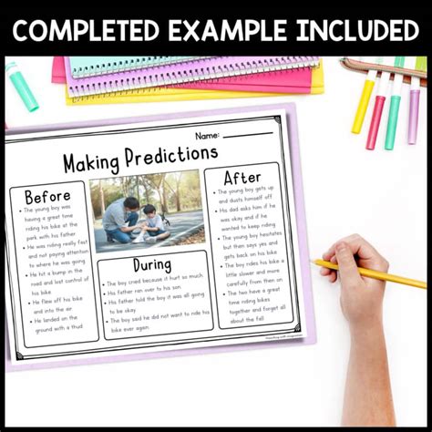 Making Predictions Worksheets Activities And Prompts For 3rd 4th Grade