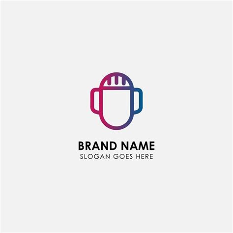 Premium Vector Mic Logo Design Vector File Template