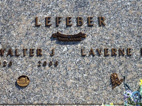 Walter John Lefeber 1920 2006 Find A Grave Memorial