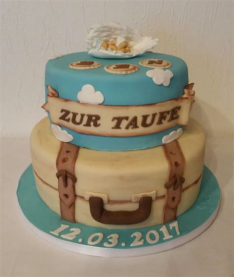 Tauftorte Junge Kuchen Geburtstag Zur Taufe Taufe