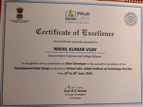 ⭕ nikhil kumar vijay 🚀 on linkedin iitroorkee certification