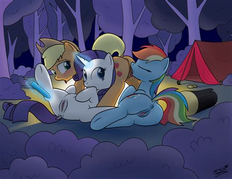 Rule 34 2013 Anus Applejack Mlp Ass Blonde Hair Blue Eyes Blue Feathers Blue Fur Blush Camp