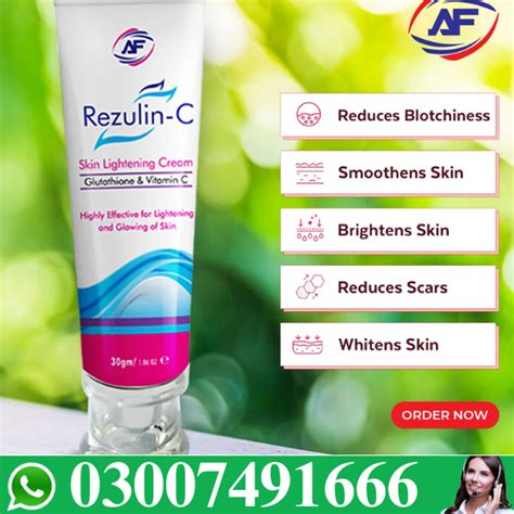 Rezulin C Skin Lightening Cream In Pakistan At Best Price Buymallpk