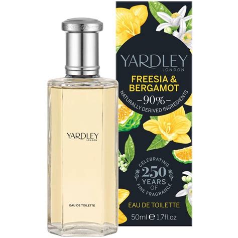 Yardley London Freesia And Bergamot Eau De Toilette 50ml The Hair Hub