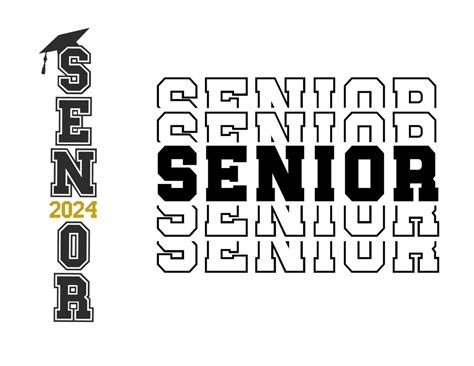 Senior 24 Png Graduation Class 24 Png Png Files Clip Art Etsy
