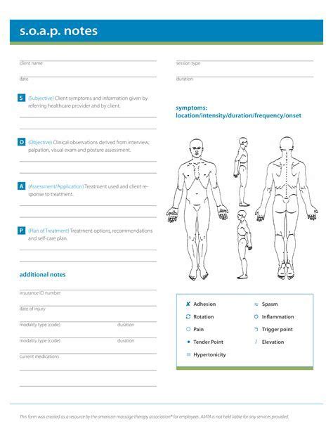 Free Acupuncture Soap Note Template At Ezratemplates Notes Template