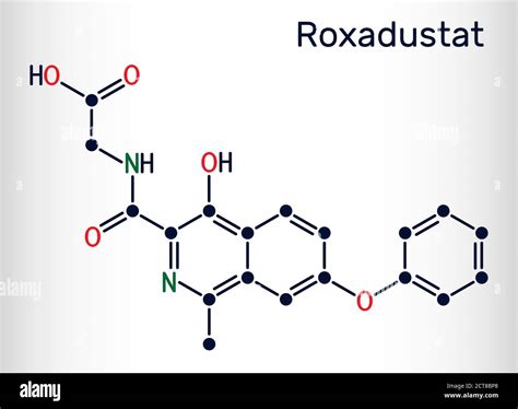Roxadustat Molecule It Is Prolyl Hydroxylase Inhibitor Stimulates