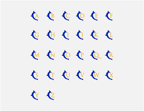 Set Of Initial Letter Compass Icon Vecto Graphic By Meisuseno