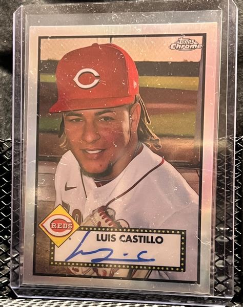 2021 Topps Chrome Platinum Anniversary Autographs Luis Castillo Pa