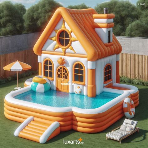 Giant Inflatable House Pool Creative Designs For Backyard Fun Luxarts