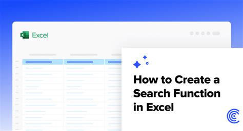 How To Create A Search Function In Excel The Basics And More