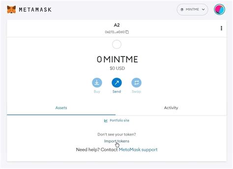How To Add A Token To Metamask Wallet Mintme