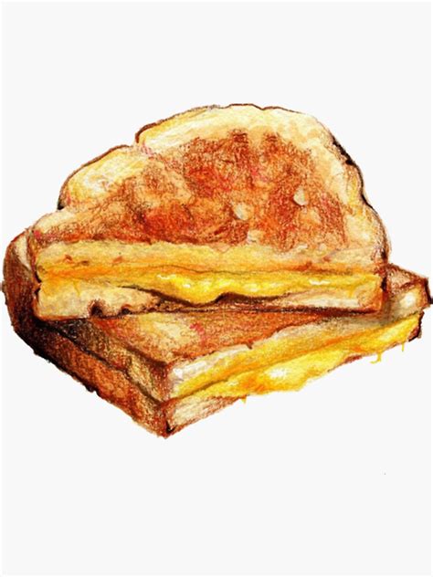 Grilled Cheese Sandwich Lover T Shirtgrilled Cheese Sandwich Sticker