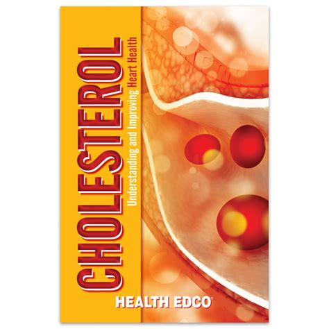 Cholesterol Booklet Health Edco Educational Resources
