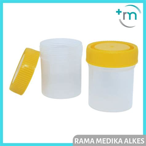 Jual Urine Container Non Steril Dan Steril 60 Ml Wadah Urin Pot Urin Shopee Indonesia