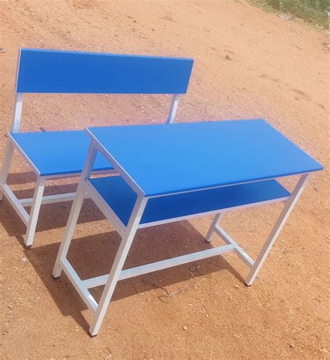 Mild Steel Two Seated Bench And Desk 2 Seater At ₹ 4950 Set In Madurai Id 2853981436333