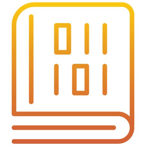 Data Generic Gradient Outline Icon