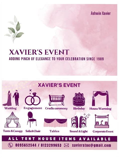 Its Been A While Since I Started Xaviers Events As A Event Planner I